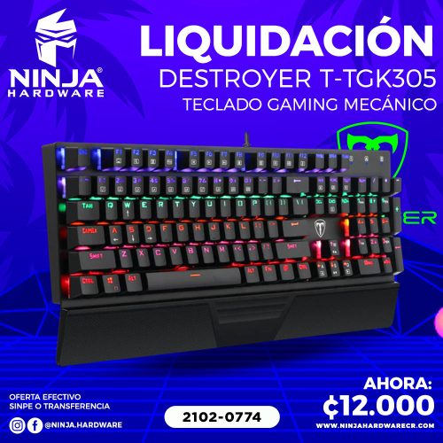 T-DAGGER Destroyer T-TGK305 Gaming Mechanical Keyboard – Ninja Hardware