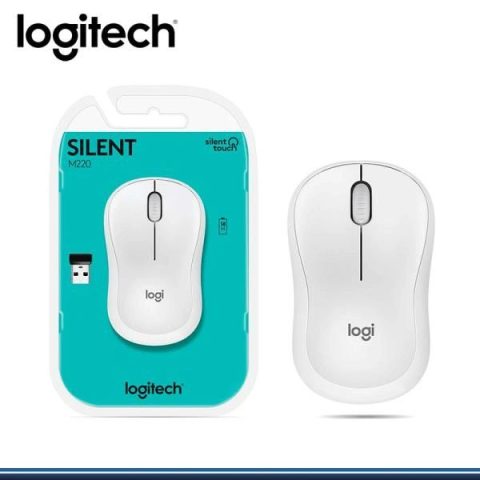 MOUSE LOGITECH INALAMBRICO M220 BLANCO – Ninja Hardware