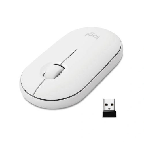MOUSE LOGITECH INALAMBRICO PEBBLE M350 BLANCO – Ninja Hardware