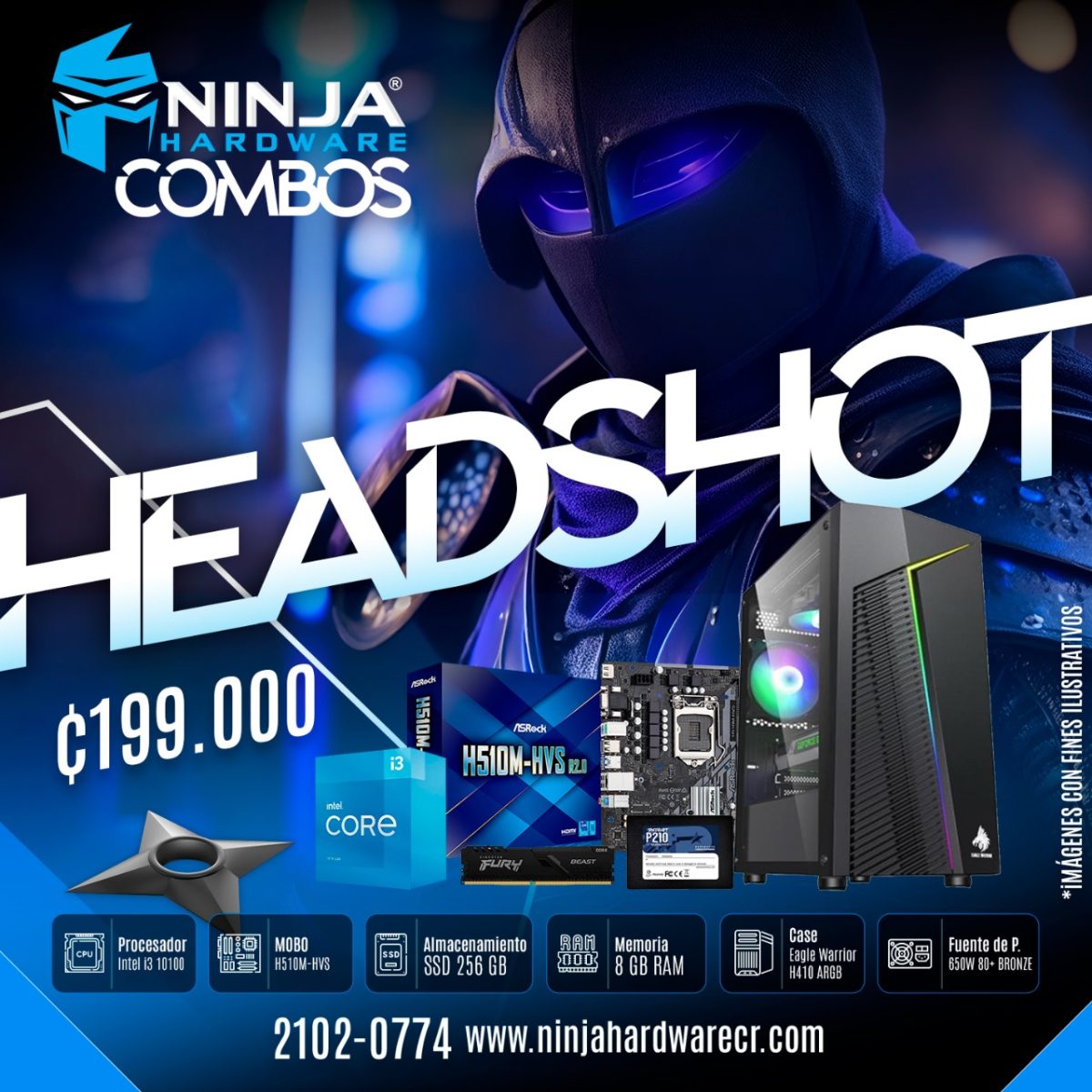 COMBO PC STRIKE – Ninja Hardware