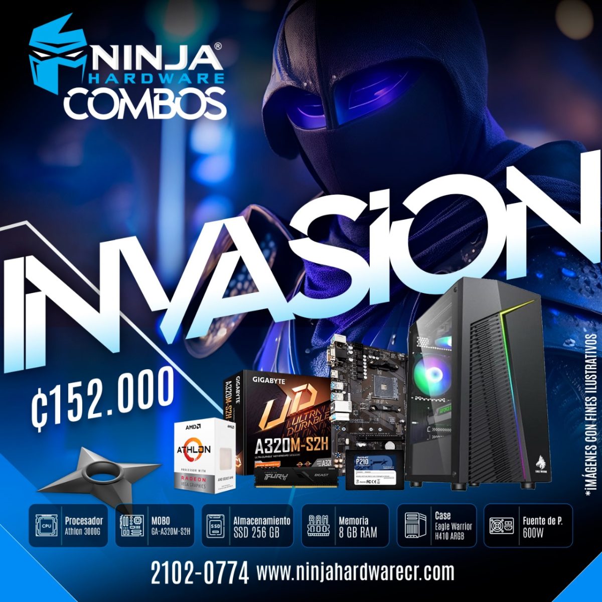 COMBO PC INVASION – Ninja Hardware