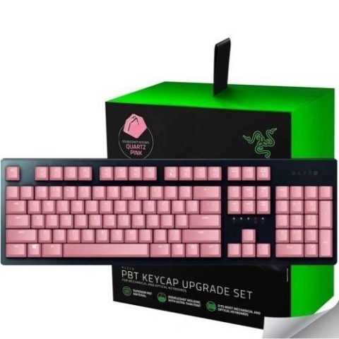 Razer Doubleshot PBT Keycap Upgrade Set PINK – Ninja Hardware